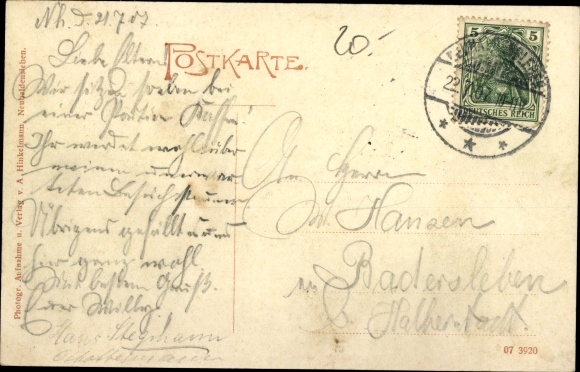 Ansichtskarte / Postkarte Papenberg Haldensleben in Sachsen Anhalt ...