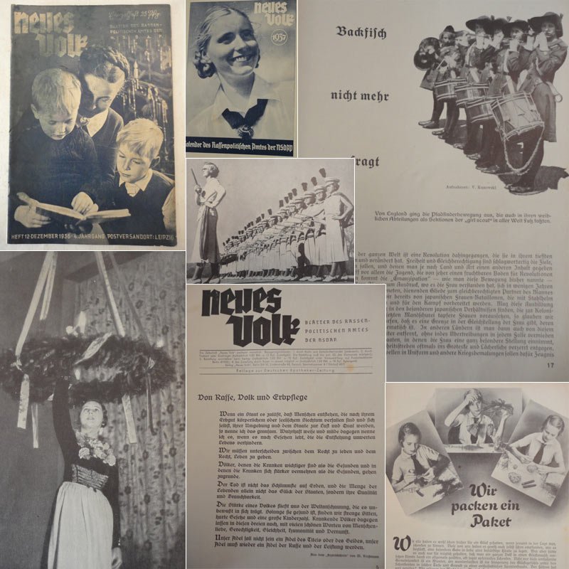 Neues Volk. Blätter des Rassenpolitischen Amtes der NSDAP. Heft 12 ...