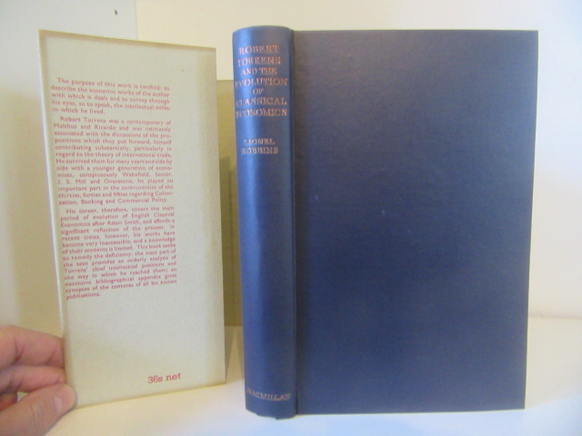 Robert Torrens and the Evolution of Classical Economics. by Robbins ...