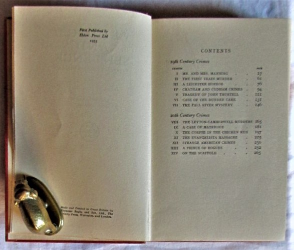 Verdict and Sentence Famous Crimes Recalled by Guy B H Logan: Good ...