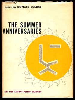 THE SUMMER ANNIVERSARIES by Justice, Donald: (1960) | Currey, L.W. Inc ...