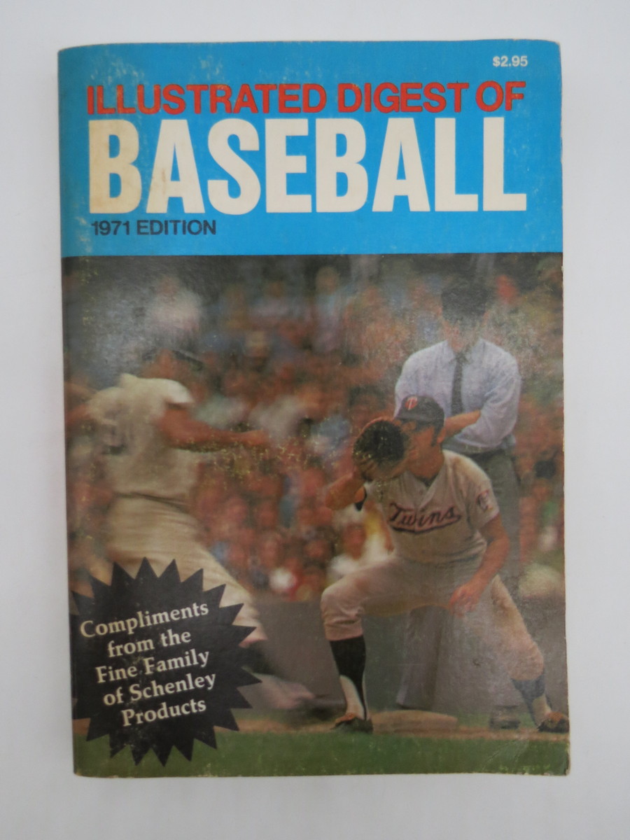 ILLUSTRATED DIGEST OF BASEBALL 1971 Edition by Poretz, Art: Very Good ...