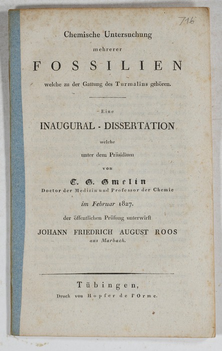 Chemische Untersuchung mehrerer Fossilien, welche zu der Gattung des ...