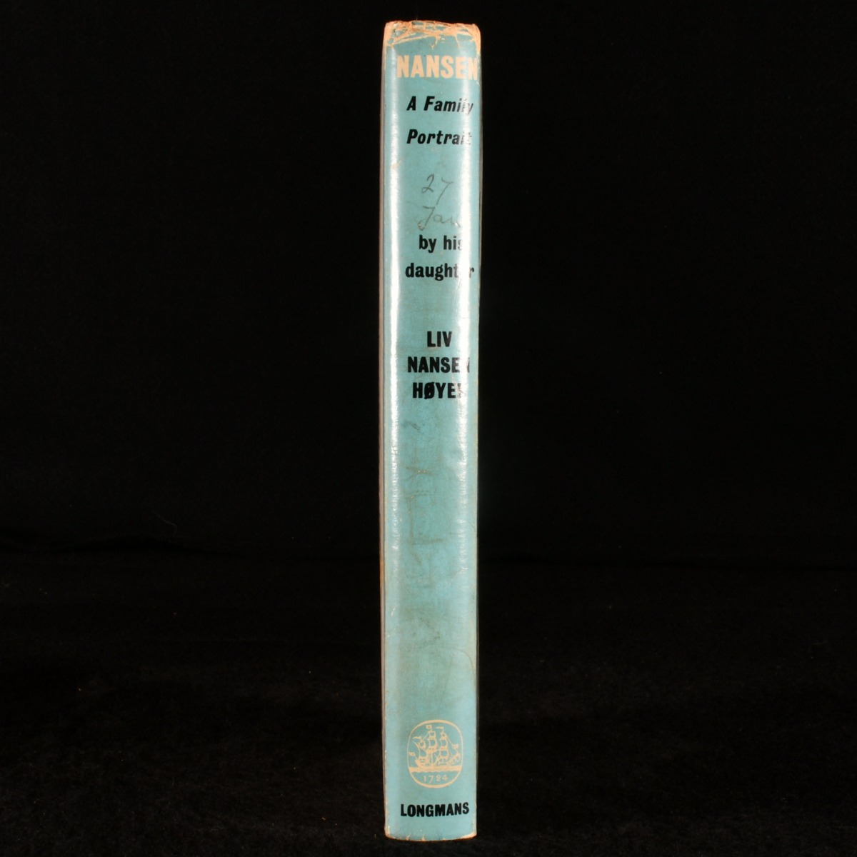 Nansen: A Family Portrait by Liv Nansen Hoyer: Near Fine Cloth (1957 ...