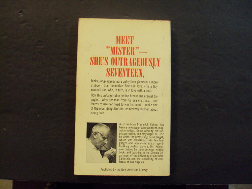 Mister, Will You Marry Me? pb Frederick Kohner 1st Print 1st ed 6/63 ...