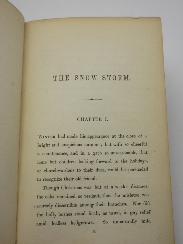 The Snow Storm, A Christmas Story by Mrs. Gore (Catherine Grace France ...