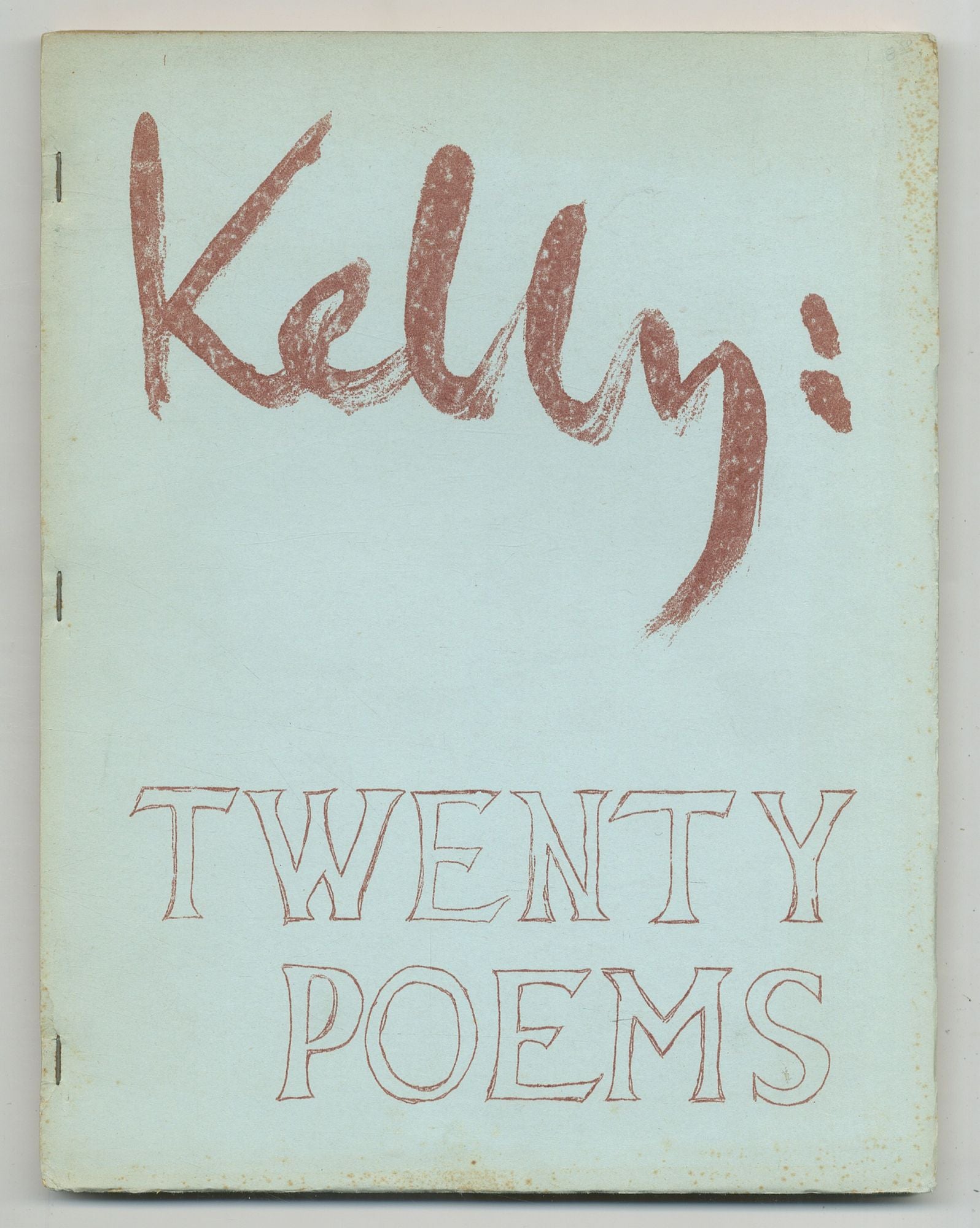 Twenty Poems von KELLY, Robert: Very Good Softcover (1967) | Between ...