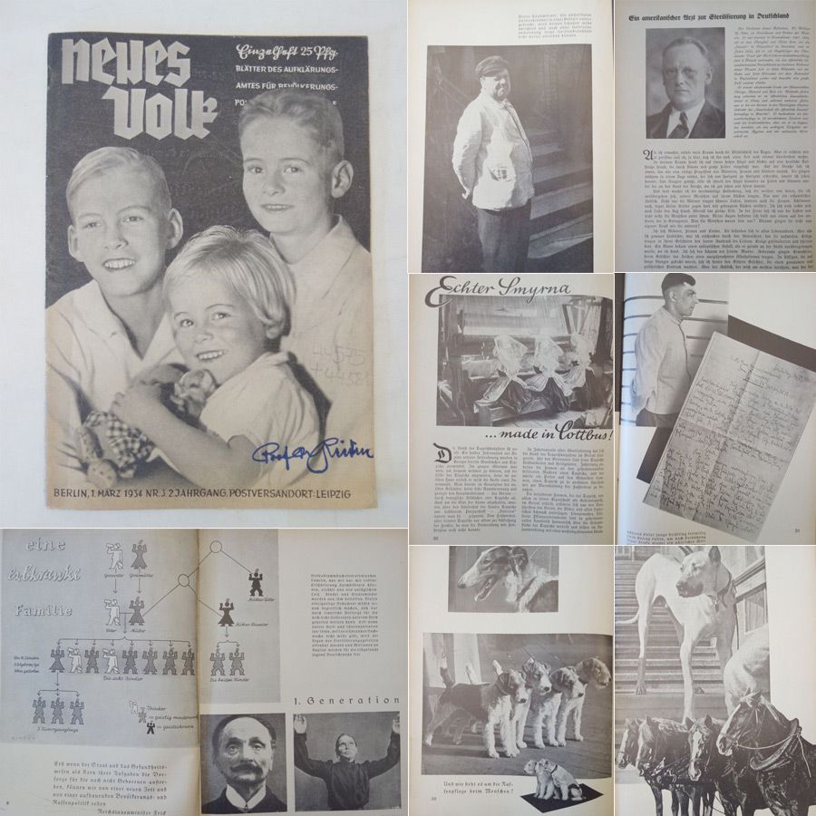 Neues Volk. Blätter des Rassenpolitischen Amtes der NSDAP. 2. Jahrgang ...