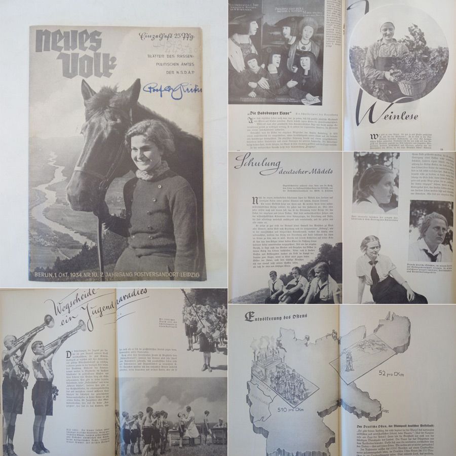 Neues Volk. Blätter des Rassenpolitischen Amtes der NSDAP. 2. Jahrgang ...