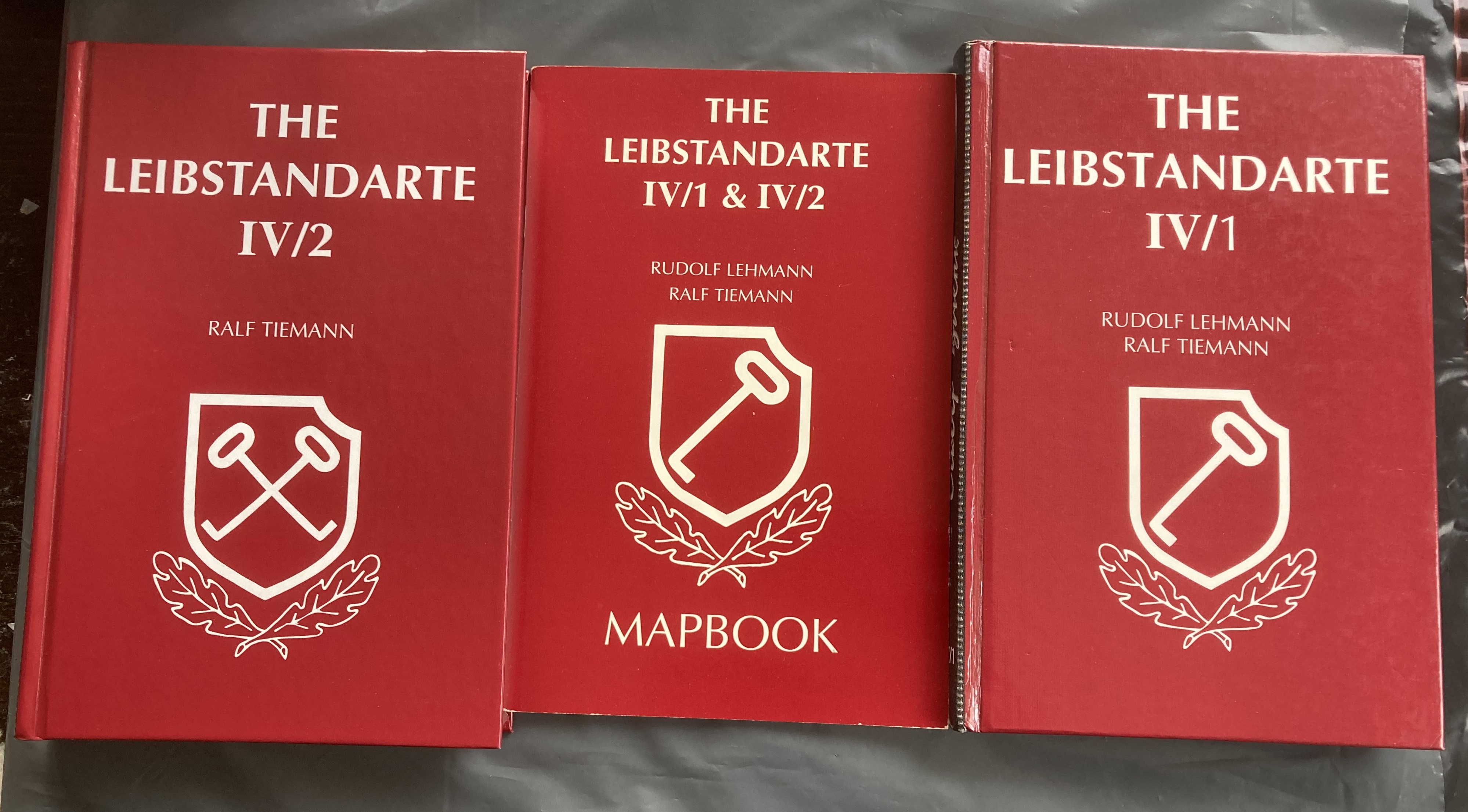 THE LEIBSTANDARTE 8 VOLUMES. (1 SS Panzer Division Leibstandarte Adolf ...