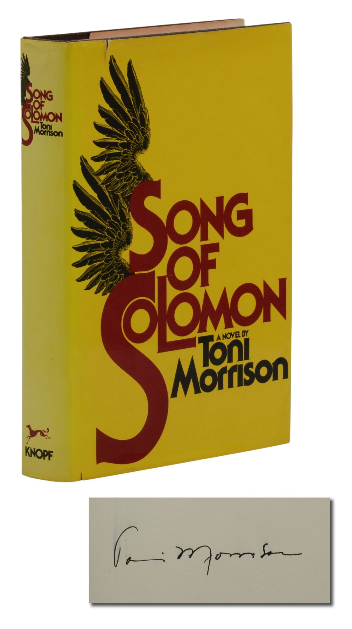 Song of Solomon by Morrison, Toni: Near Fine (1977) First Edition ...