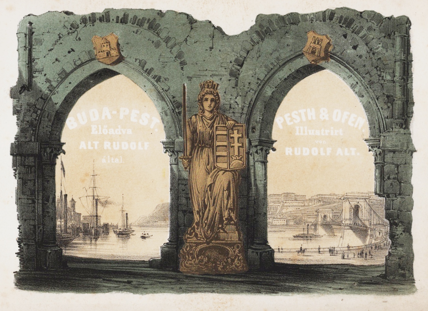 "Buda-Pest / Pesth & Ofen" - Budapest Buda Pest Album title Titel by ...