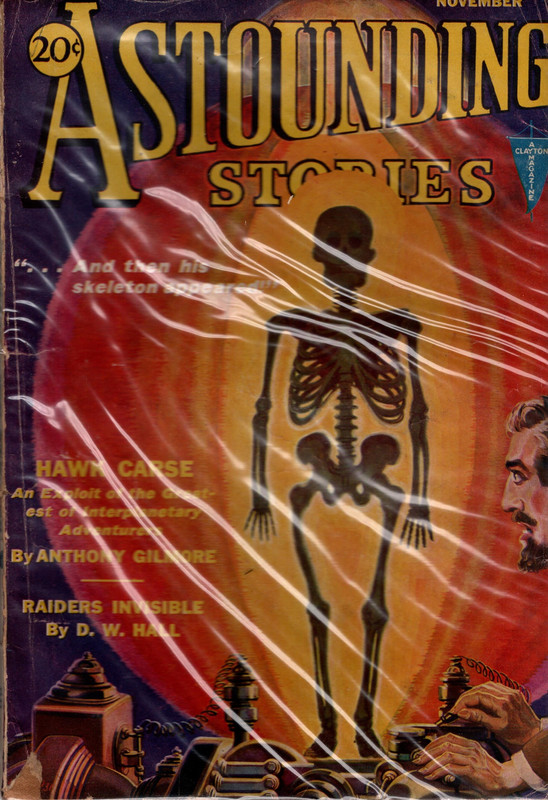 Astounding Stories November 1931. Hawk Carse by Anthony Gilmore ...