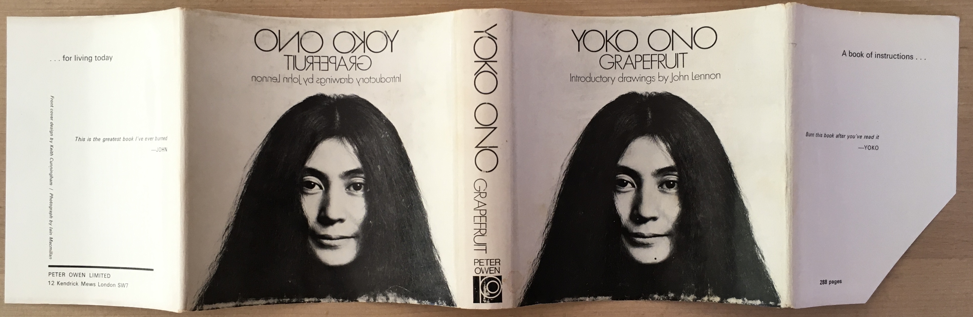 GRAPEFRUIT - a book of instructions. Introductory drawings by John ...