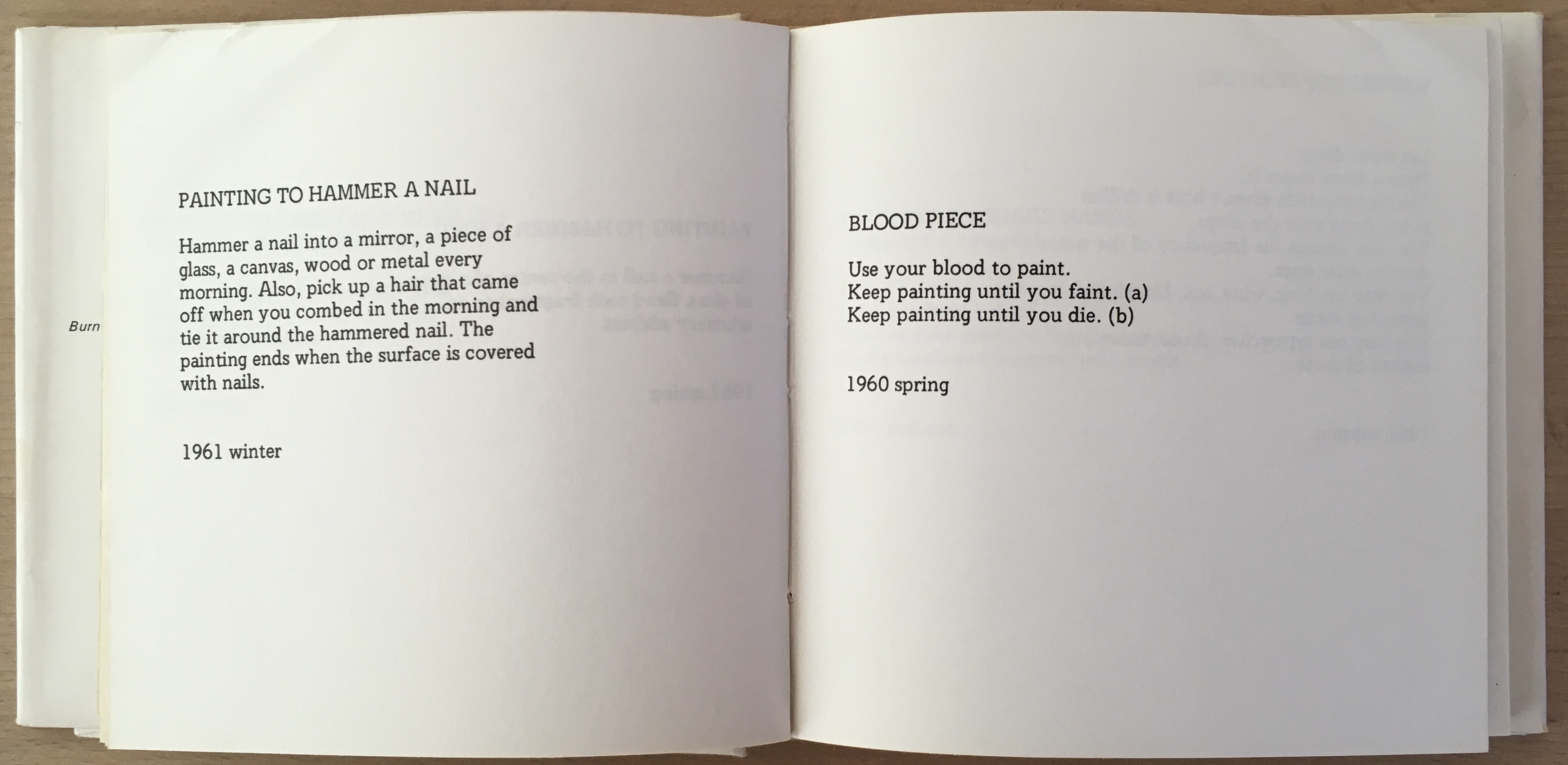 GRAPEFRUIT - a book of instructions. Introductory drawings by John Lennon by YOKO ONO: Sehr gut ...