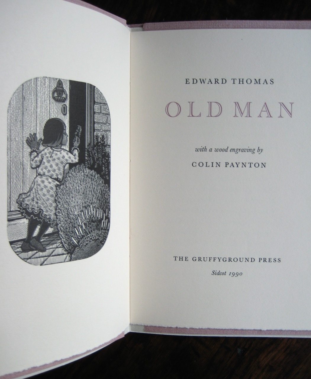 Old Man: [a poem]. With a wood engraving by Colin Paynton by Edward ...