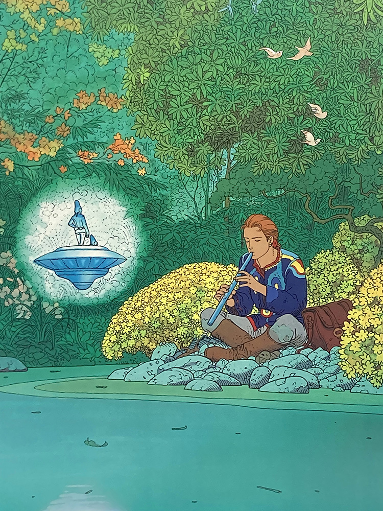 Towards Aedena - The Magic Flute - Print (Signed) by Moebius (Jean ...