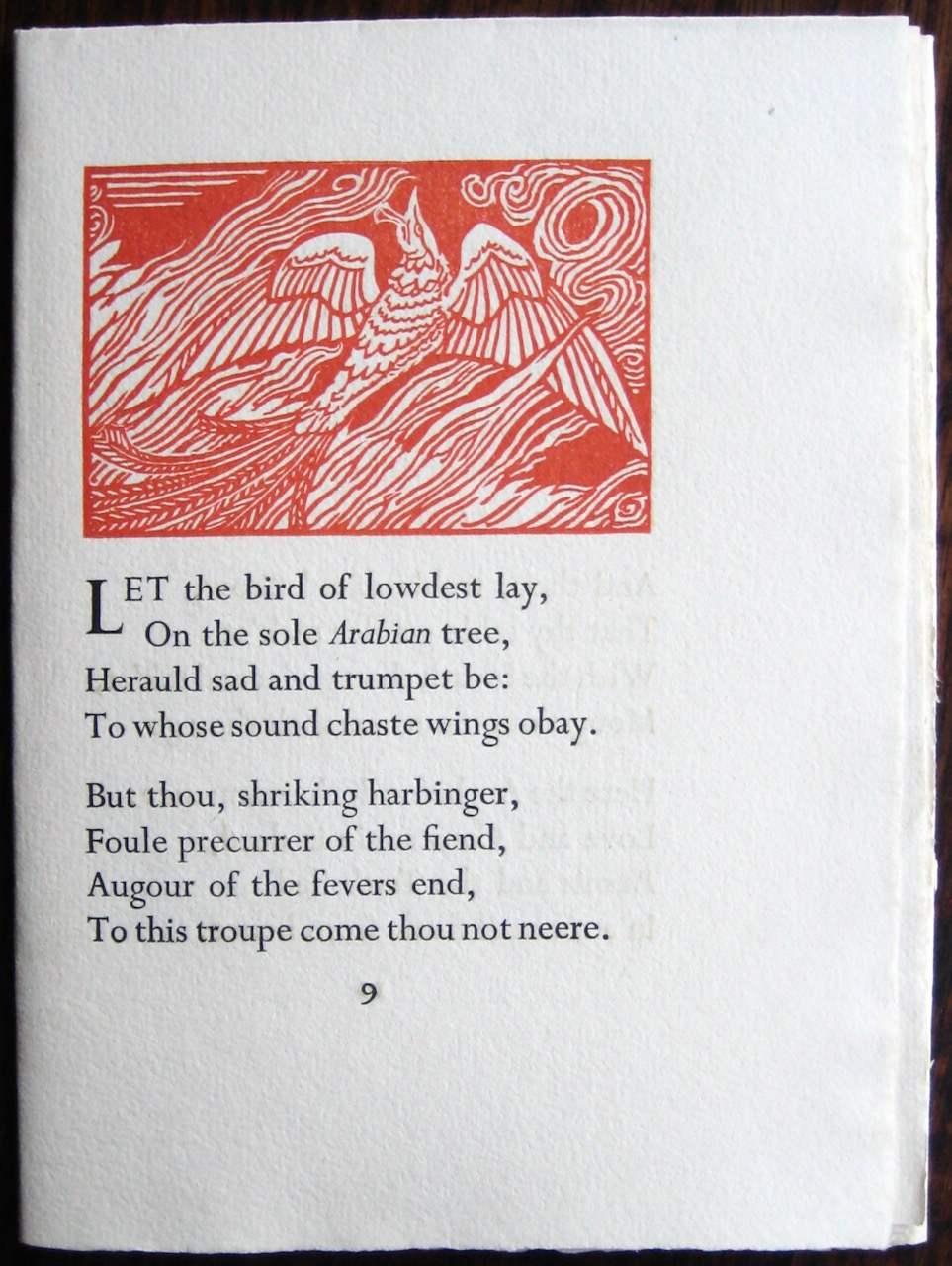 The Phoenix and Turtle: [a poem]. Edited with an introduction by Gerald ...