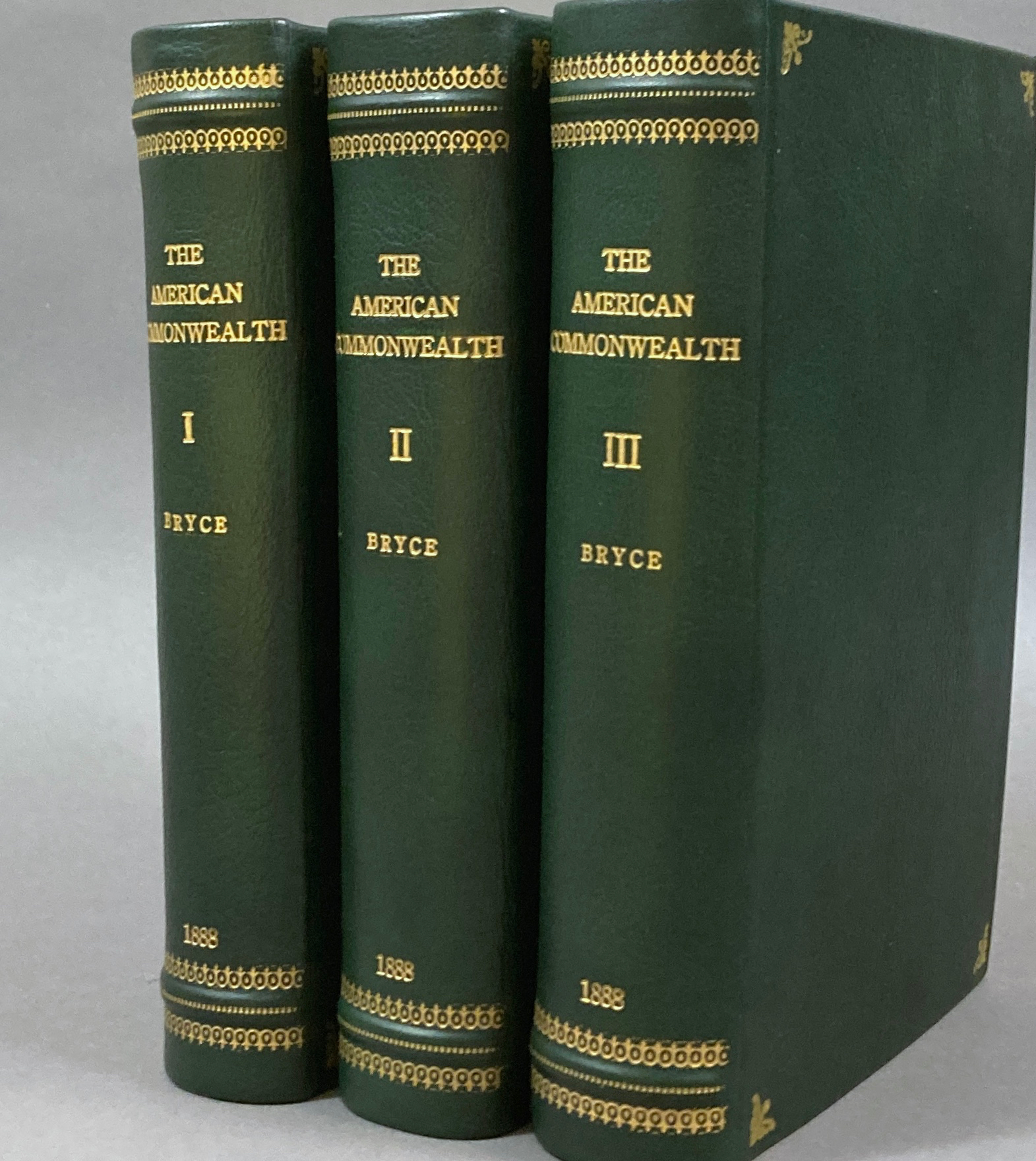 The American Commonwealth (1888 First Edition Complete in 3 Volumes) by ...