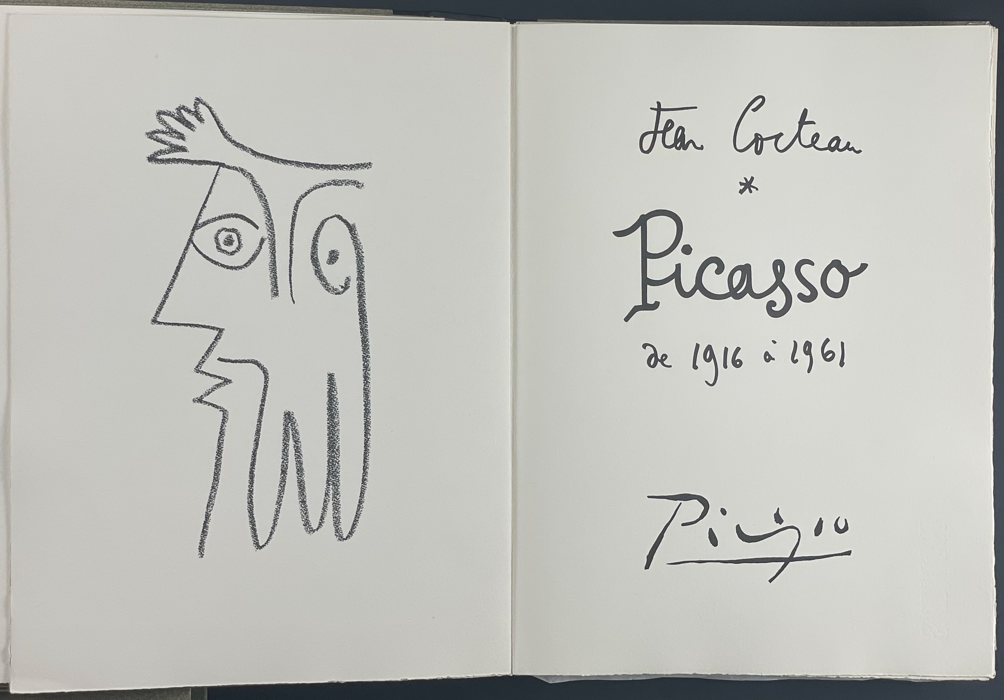 Pablo Picasso & Jean Cocteau's Picasso de 1916 Ã 1961 - 24 Lithographs by Jean Cocteau; Artist ...