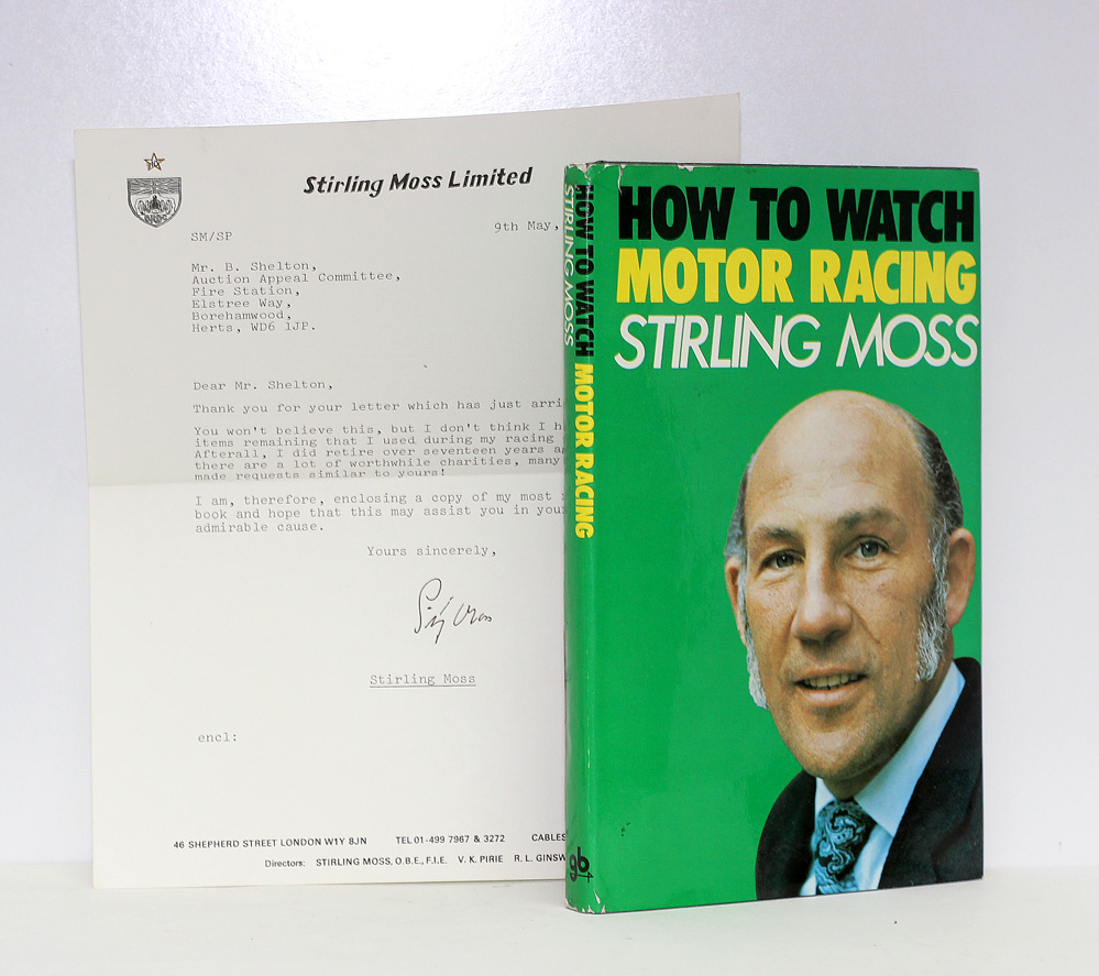 How to Watch Motor Racing by Stirling Moss SIGNED: Very Good ++ Cloth ...