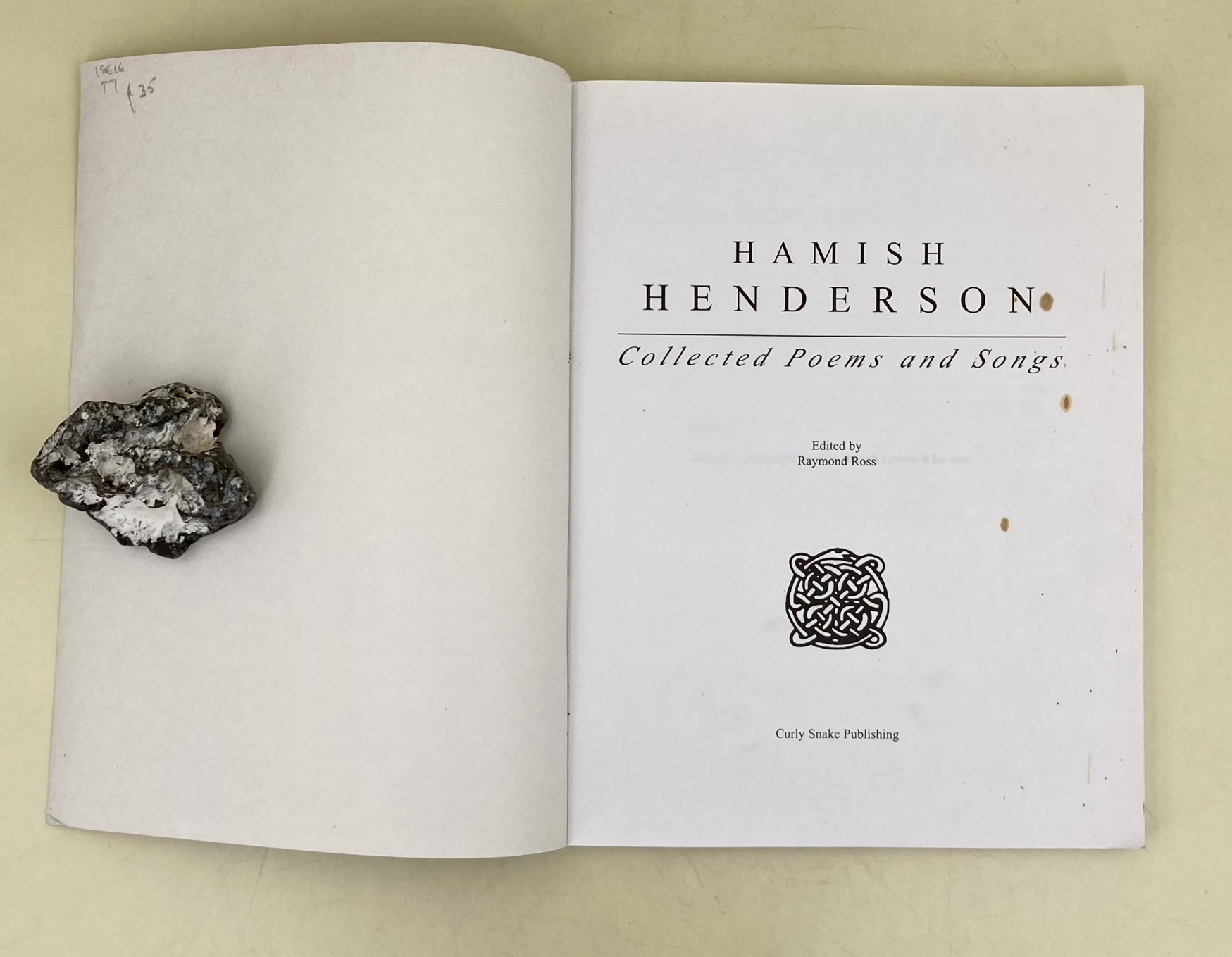 Collected Poems by Henderson, Hamish: Very Good Soft cover (2000) 1st ...