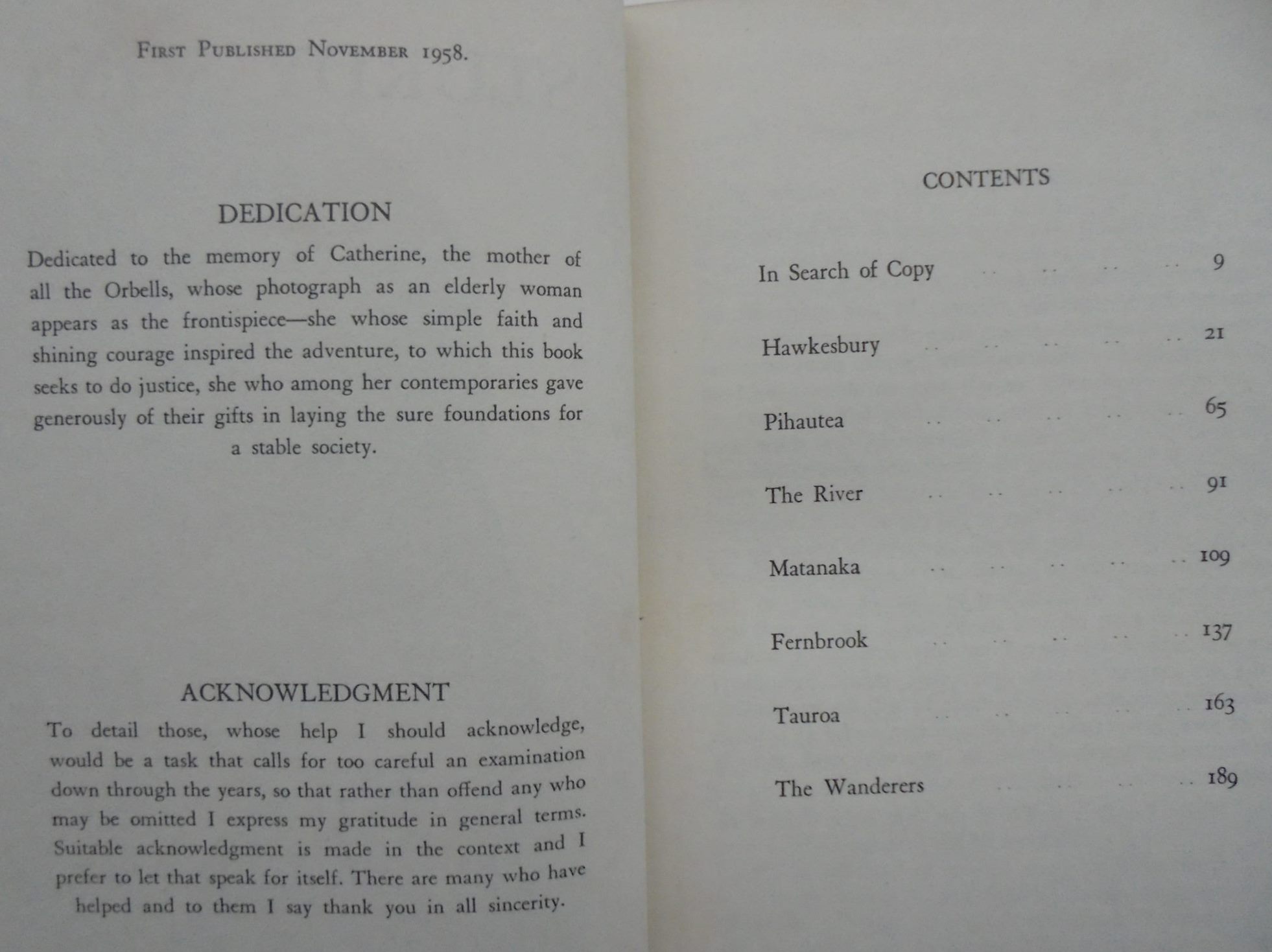 Sturdy Sons - The Story of an Early New Zealand Family by C. Holmes ...