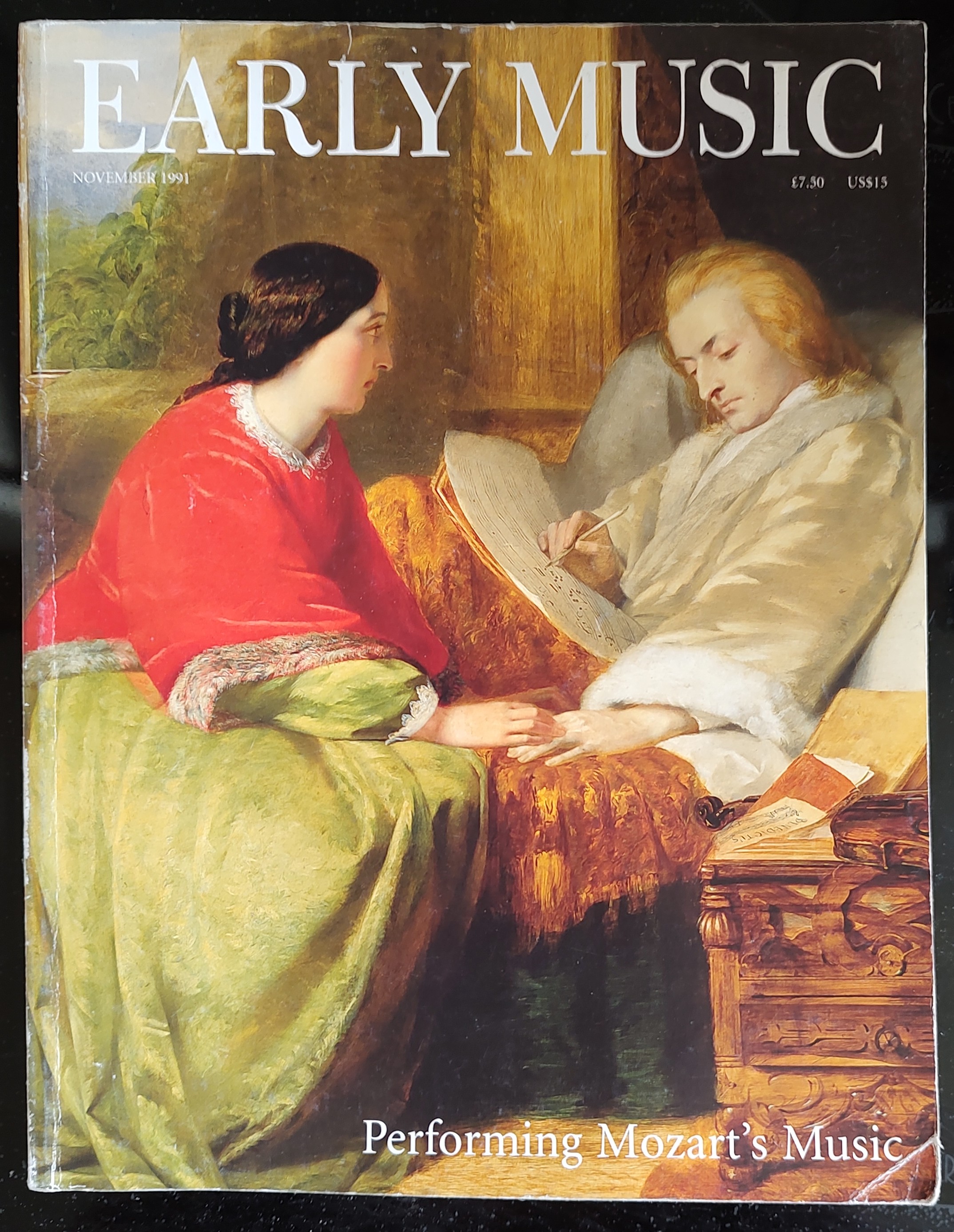 Early Music "Performing Mozart's Music" November 1991 / Performance and ...