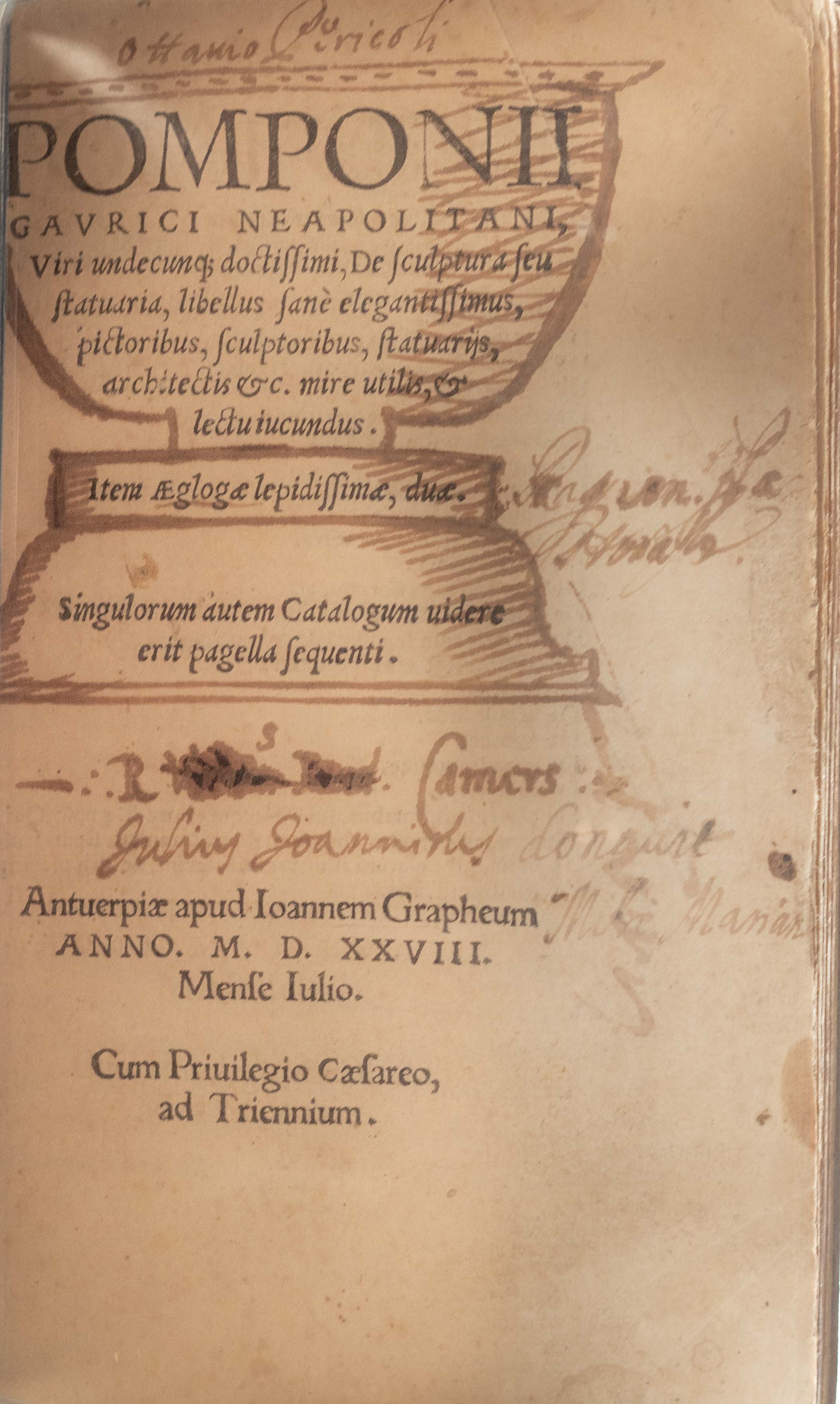 Pomponii Gaurici neapolitani, . De sculptura seu statuaria: libellus ...