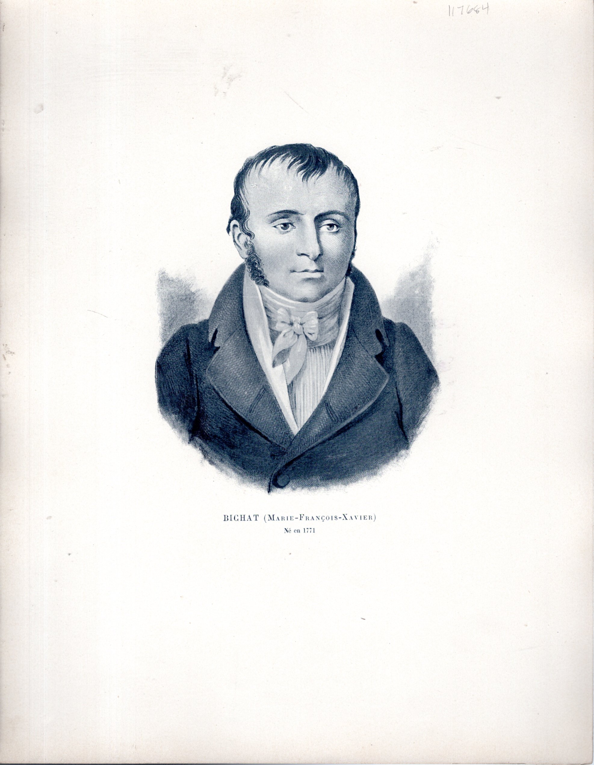 ENGRAVING: "Bichat (Marie-François-Xavier)) ne' en 1771".from the ...