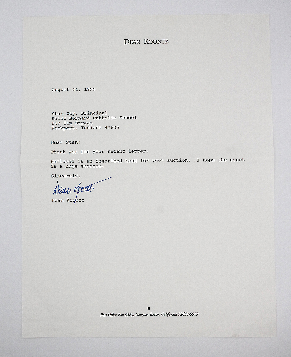 FEAR NOTHING by KOONTZ, Dean R.; illustrated by PARKS, Phil: (1998 ...