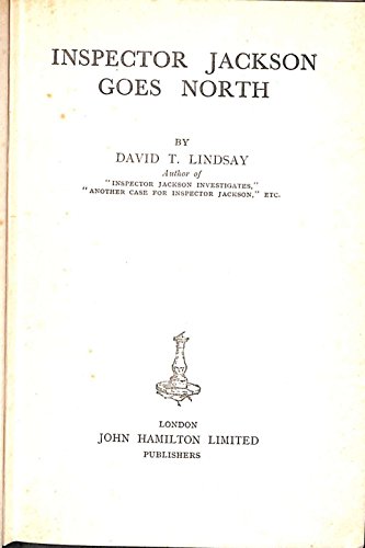 Inspector Jackson Goes North by Lindsay, David T: Good | WeBuyBooks