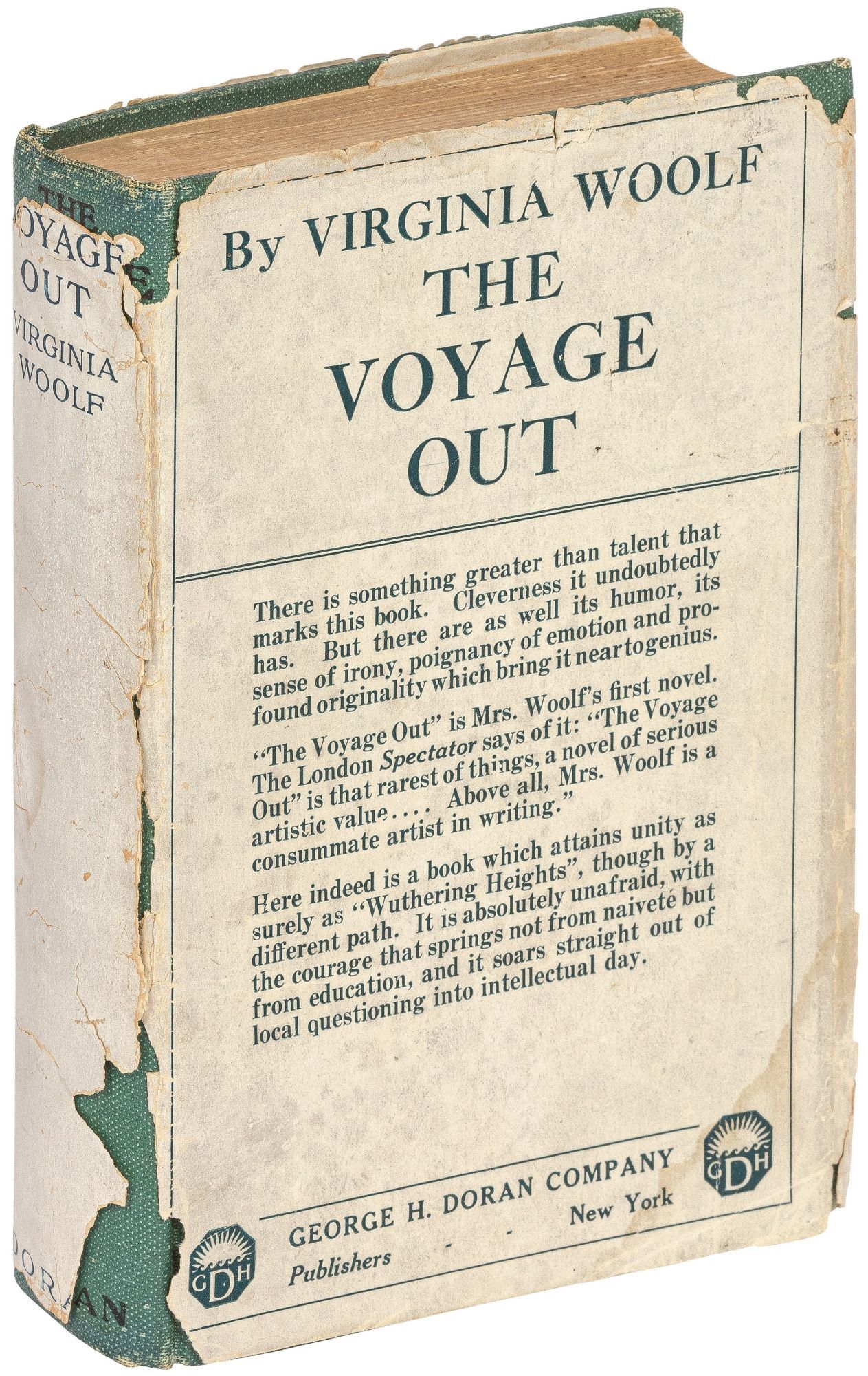 The Voyage Out by WOOLF, Virginia: Very Good Hardcover (1920) | Between ...