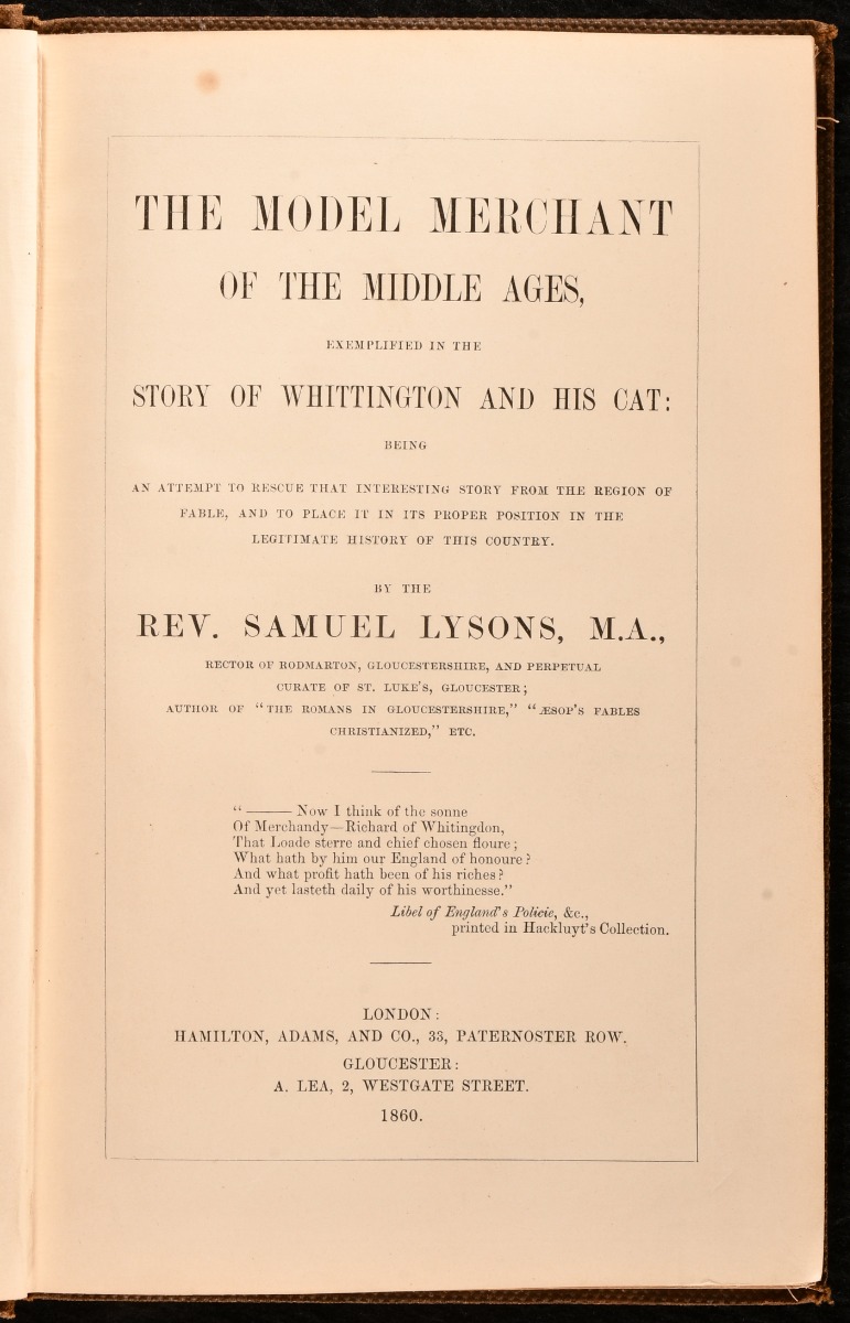 The Model Merchant of the Middle Ages, Exemplified in the Story of Dick ...