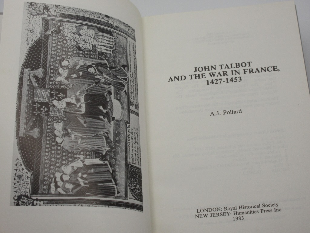 John Talbot and the War in France, 1427-1453: (Royal History Society ...