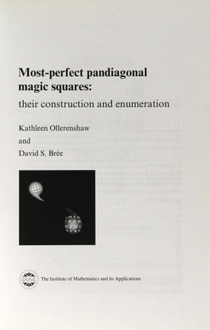 Most-perfect pandiagonal magic squares: their construction and ...