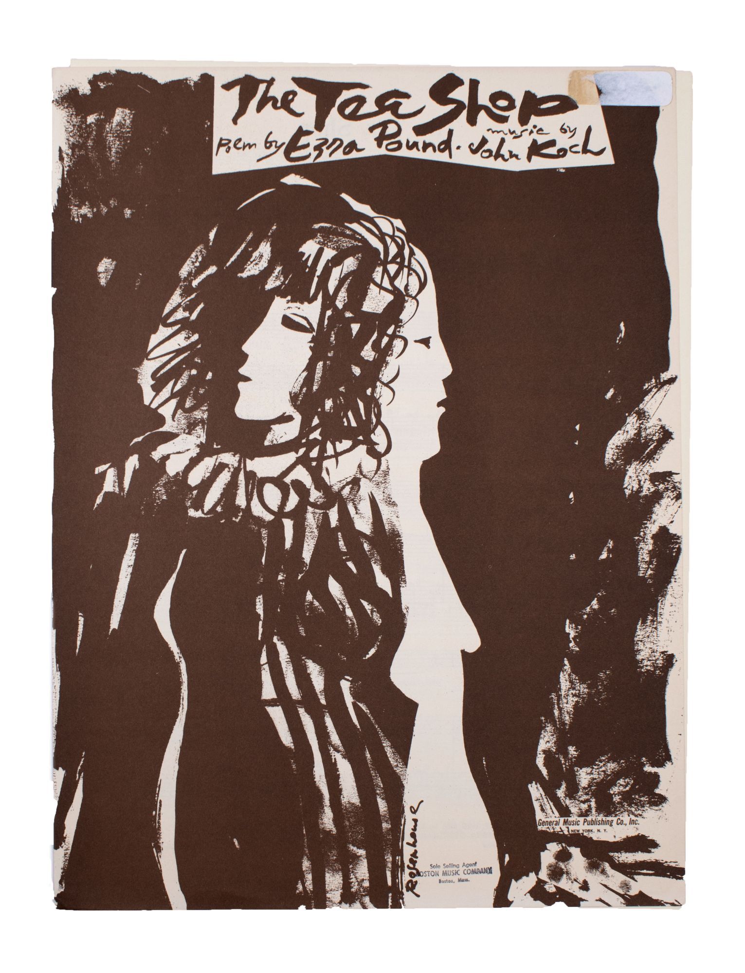 The Tea Shop [poem by Ezra Pound and music by John Koch] sheet music by ...