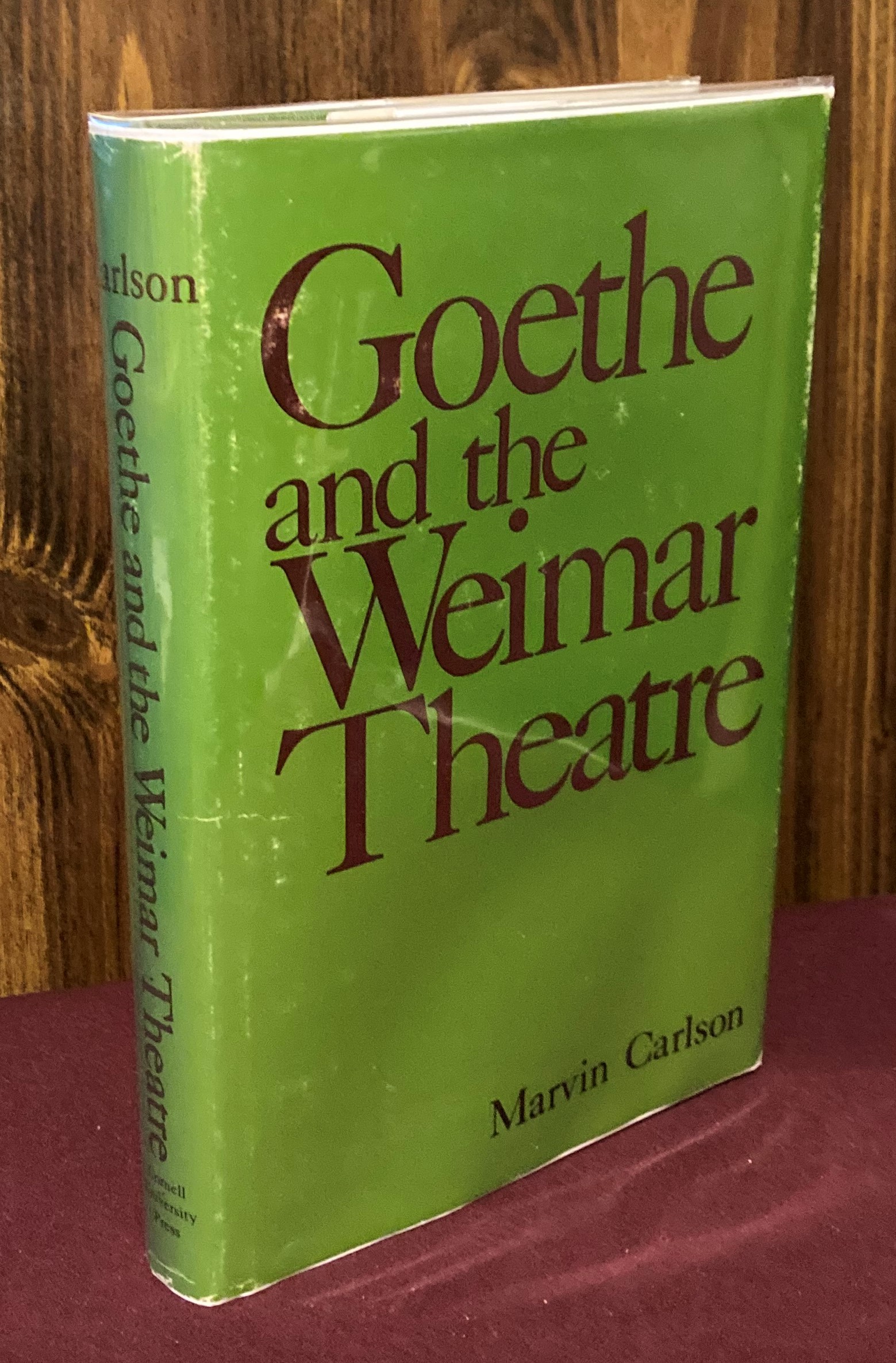 Goethe and the Weimar Theatre by Marvin Carlson: As New Hardcover (1978 ...