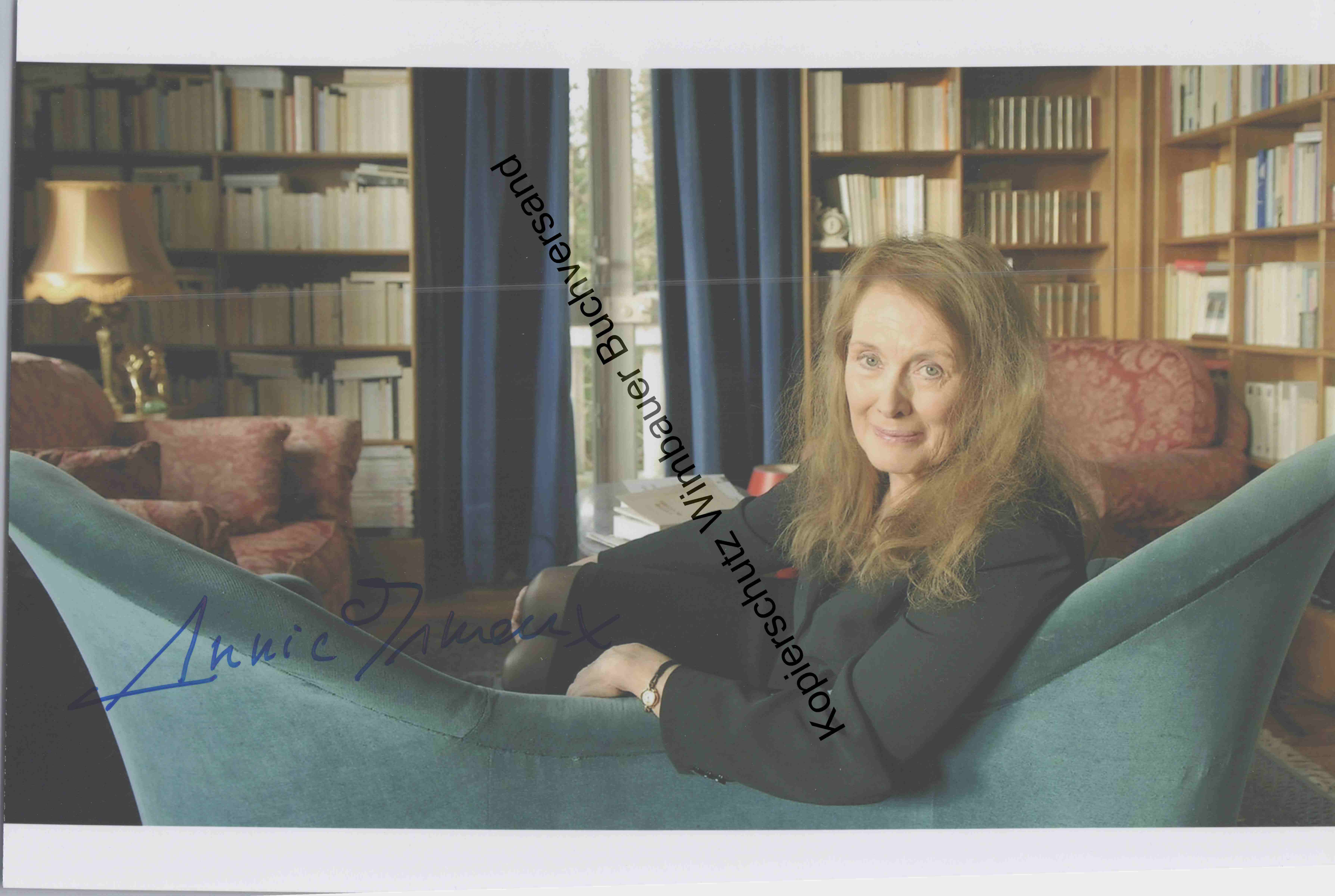 Original Autogramm Annie Ernaux /// Autograph signiert signed signee by ...