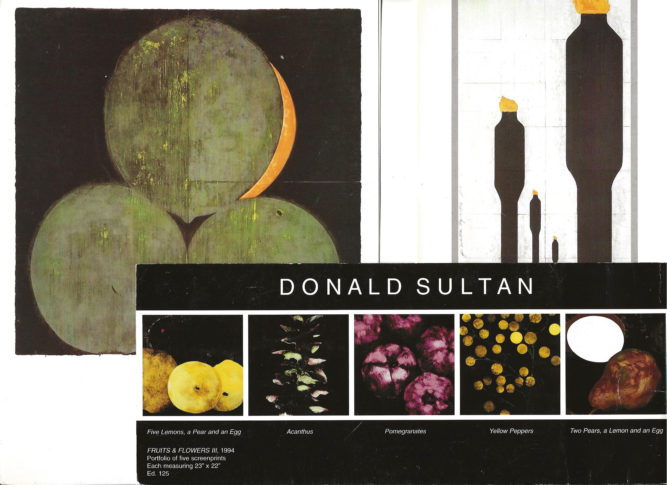 Donald Sultan - a collection of 7 invitations by Sultan, Donald: Fine ...
