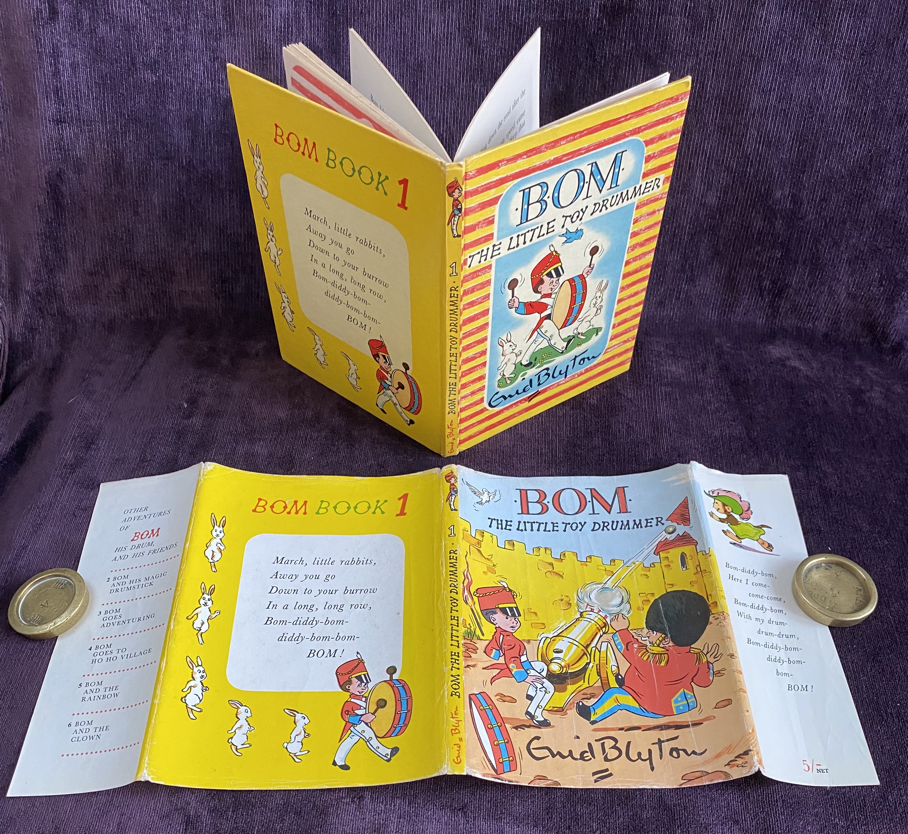 Bom and the Little Toy Drummer by Enid Blyton: Very Good Hardcover ...