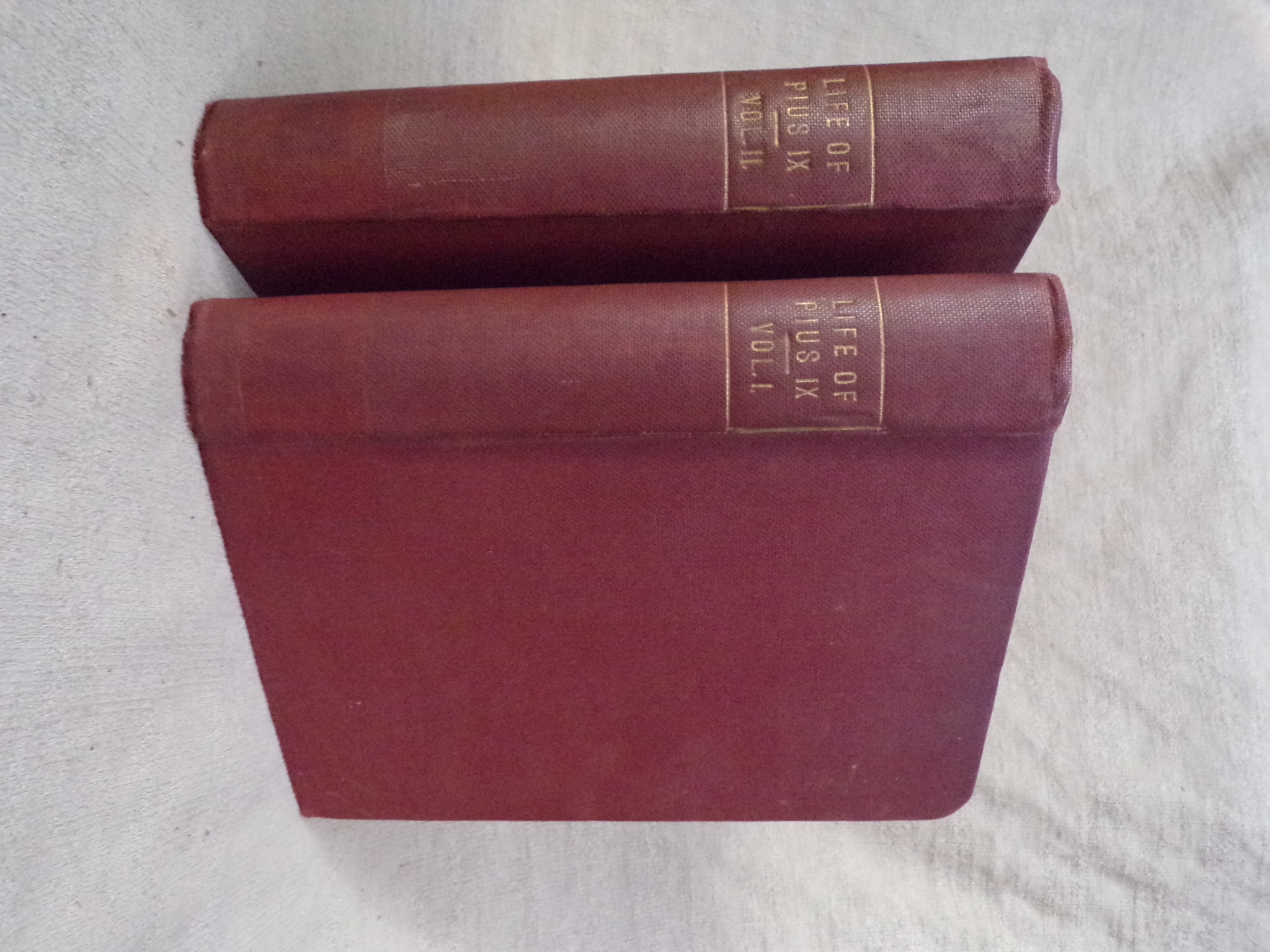 THE STORY OF THE LIFE OF PIUS THE NINTH. COMPLETE TWO VOLUME SET. by ...