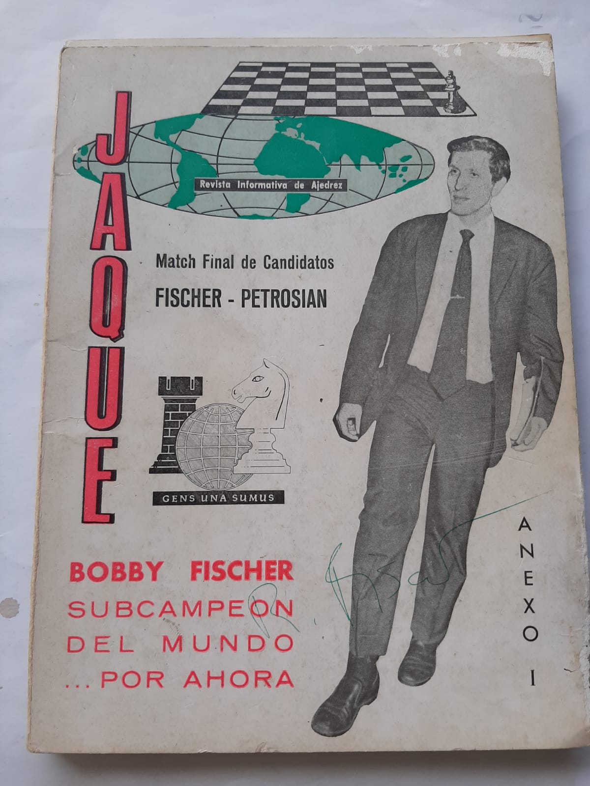 ROBERT BOBBY FISCHER SUBCAMPEON DEL MUNDO. POR AHORA - Buenos Aires ...