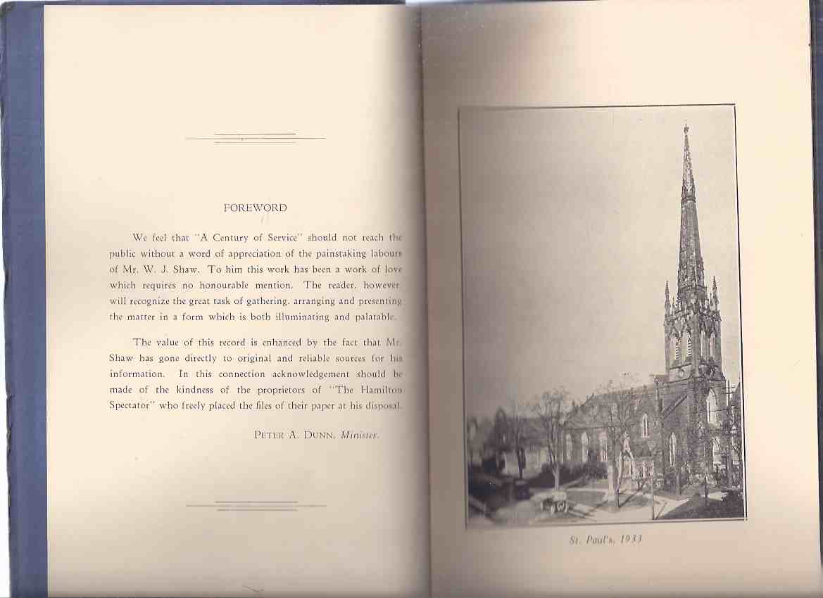 A Century of Service: St. Andrew's - St. Paul's 1833 - 1933 ( St. Paul ...