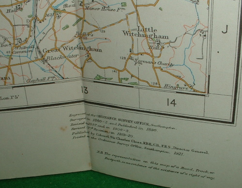 Ordnance Survey Contoured Road Map of Fakenham - Popular Edition ...