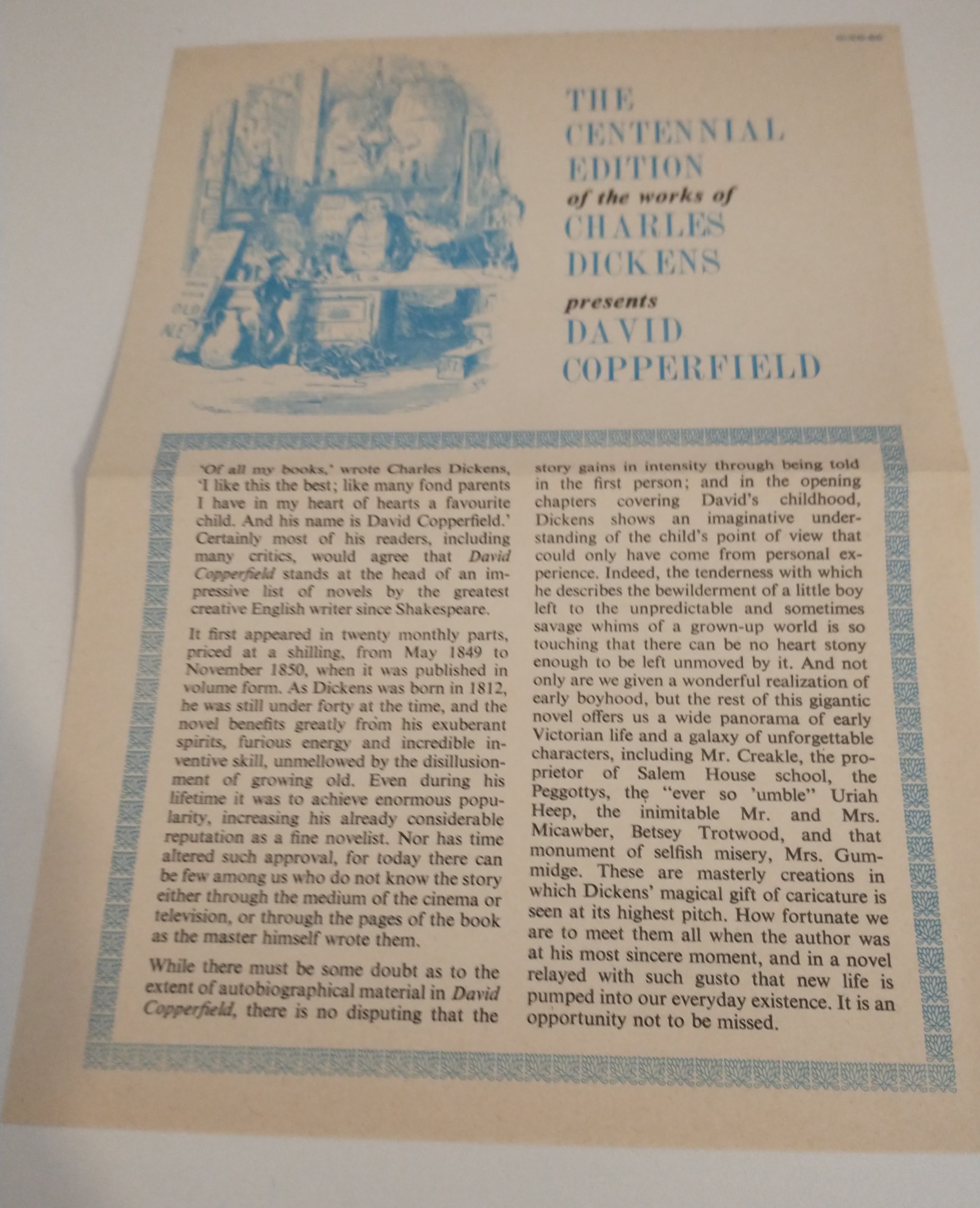David Copperfield Volumes 1 & 2 by Charles Dickens: Very Good Hardcover ...