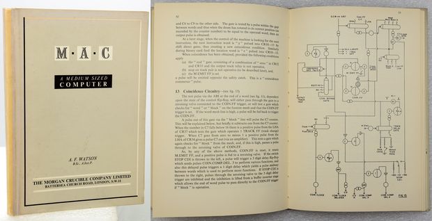 M.A.C. Morgan Automatic Computer. A Medium Sized Computer. by Watson, A ...