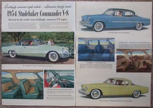 The New 1954 Studebakers [Studebaker Sales Brochure] by Studebaker ...