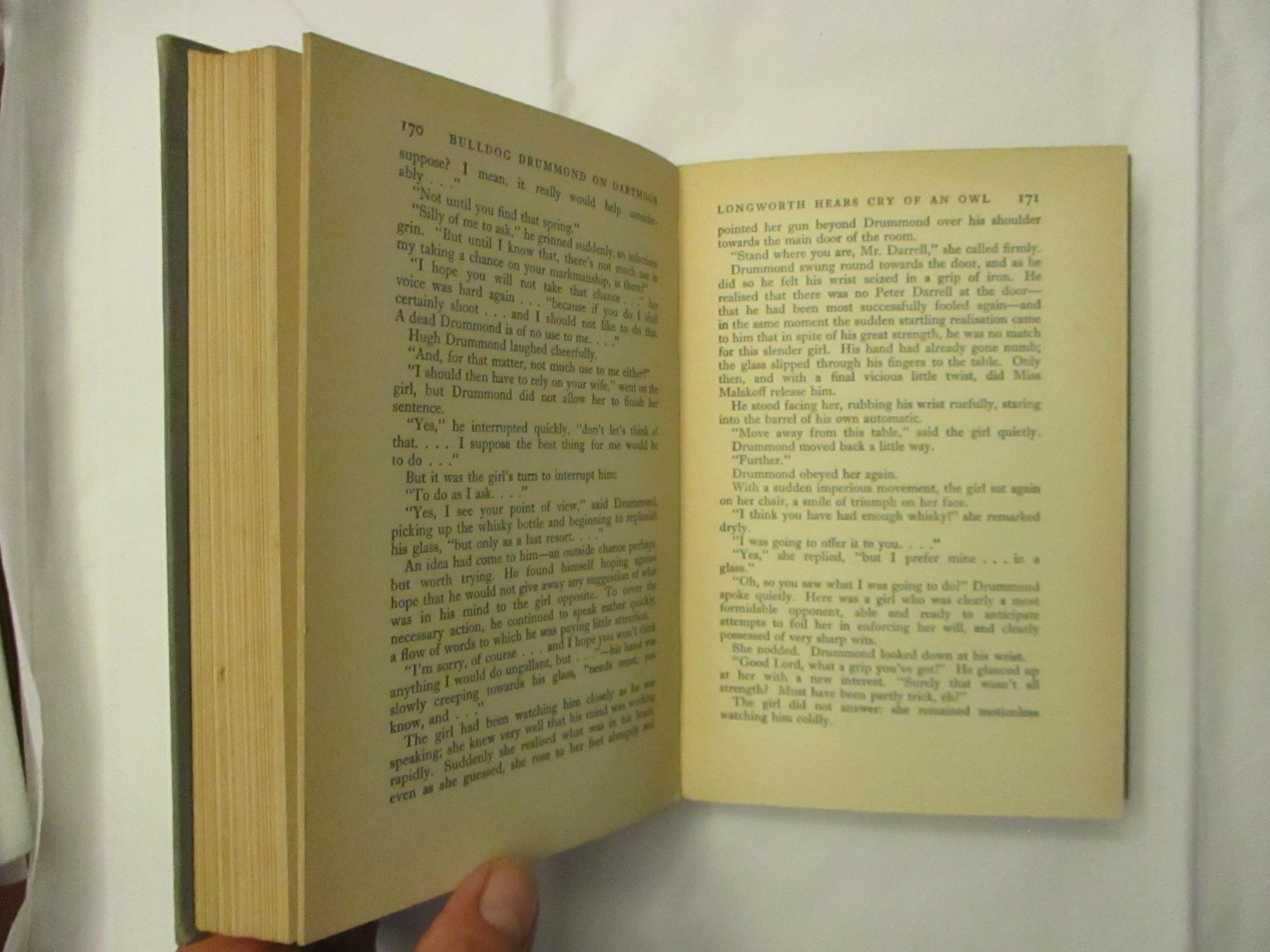 Bulldog Drummond On Dartmoor by Gerard Fairlie: Good Hardcover (1938 ...