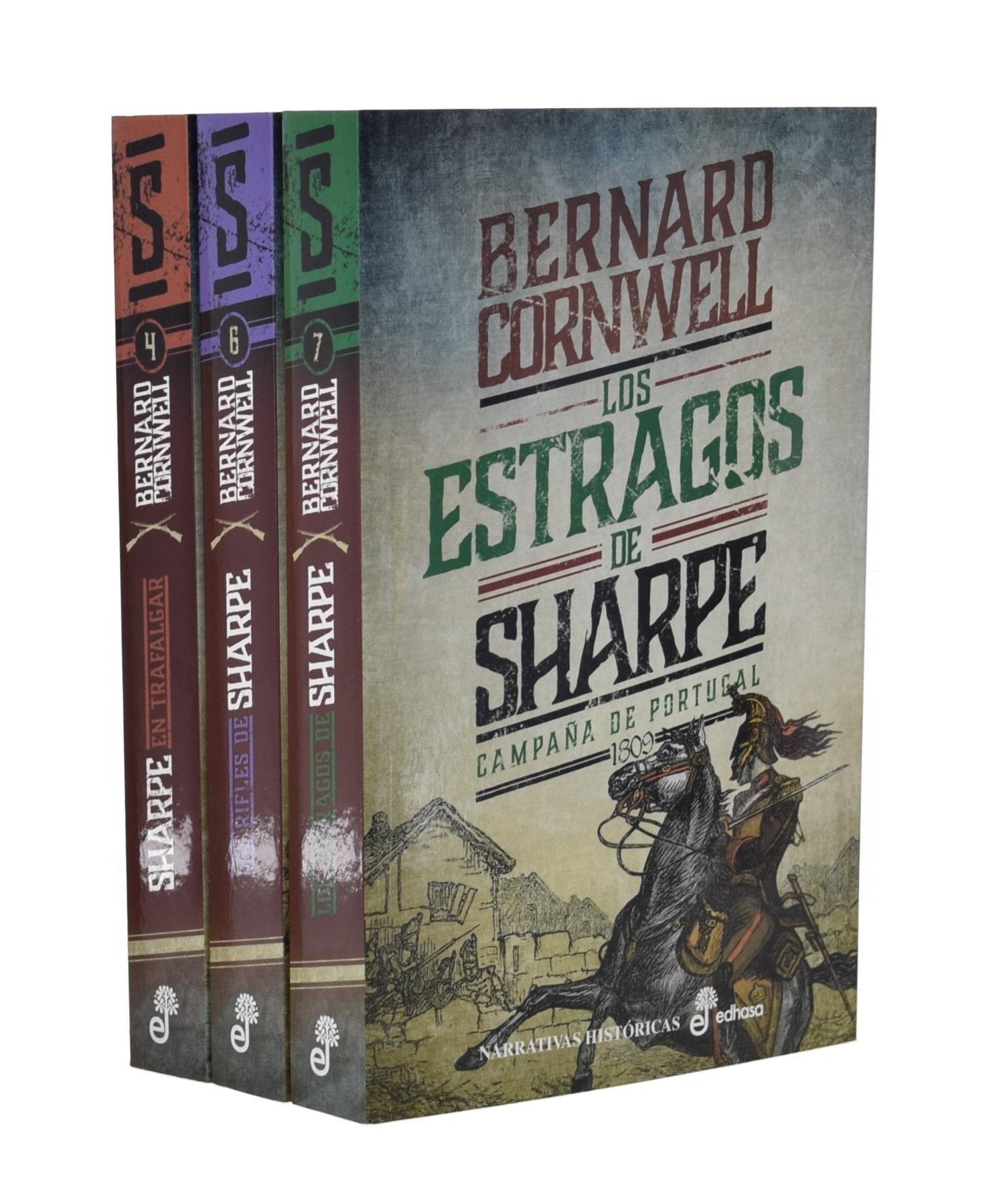 LAS AVENTURAS DEL FUSILERO RICHARD SHARPE, 4-6-7: SHARPE EN TRAFALGAR / LOS RIFLES DE SHARPE ...